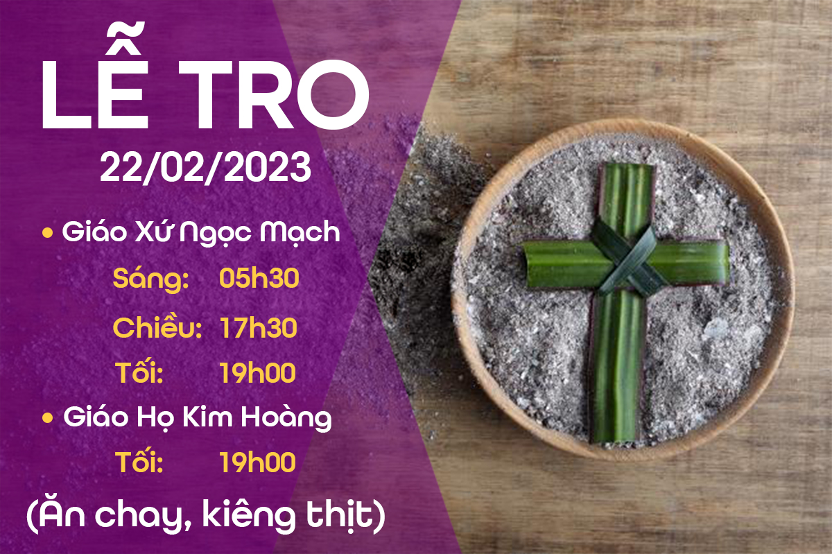 Lễ Tro - Thứ Tư 22/02/2023 - Ngọc Mạch - Giáo xứ Ngọc Mạch